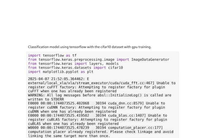 Create machine learning and deep learning models by Gaston_costa | Fiverr