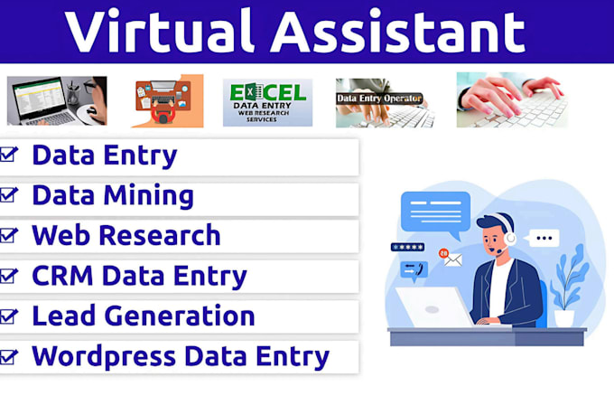Be your reliable virtual assistant for data entry, typesetting, good sheets,va by Thomas_mary16 ...