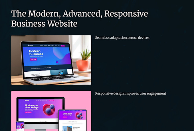 Develop a responsive website using html, css, js, and react by Aditya_ashish | Fiverr