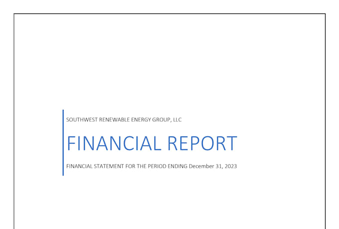 Provide professional gaap financial statements by Phoenixgroupcap | Fiverr