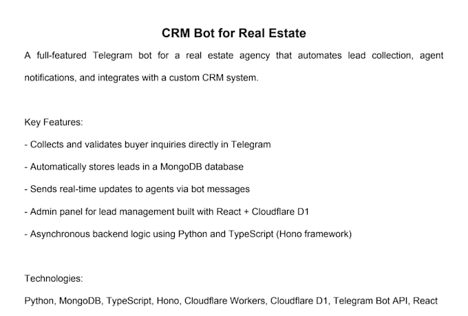 Build telegram bots and web apps using python and typescript by Gimolos ...