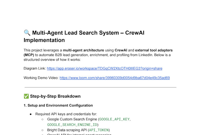 Build custom ai agents with crewai agno langchain by Akshay7271 | Fiverr