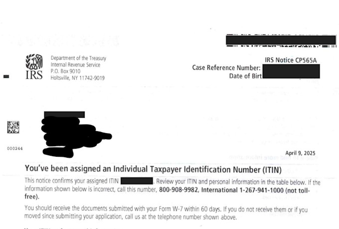 Help you to get itin number as an irs caa by Muhammadhuzefaw | Fiverr