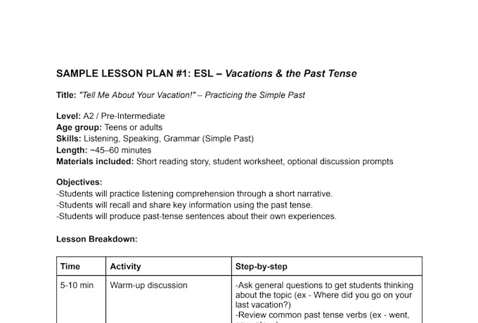Create custom lesson plans and materials for your class by Ellie_lizdas ...
