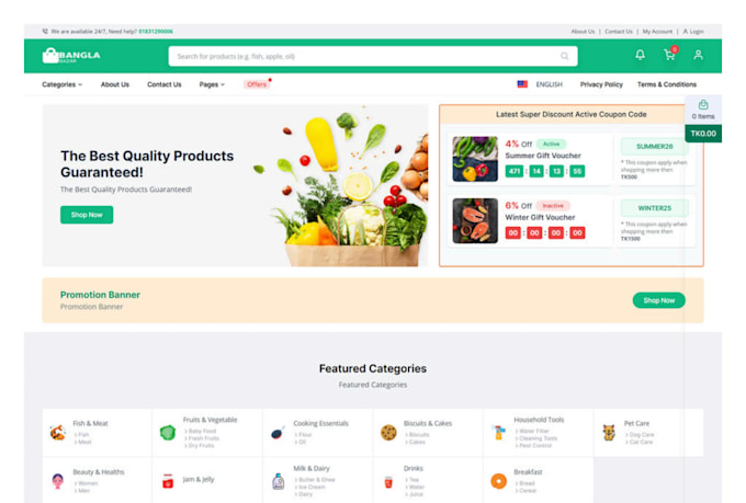 Do react front end, backend, full stack ai website, and custom development by Md_faruk01 | Fiverr