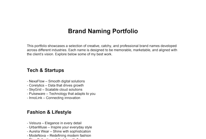 Create memorable brand names with domain ideas for you by Carmina_san14 ...