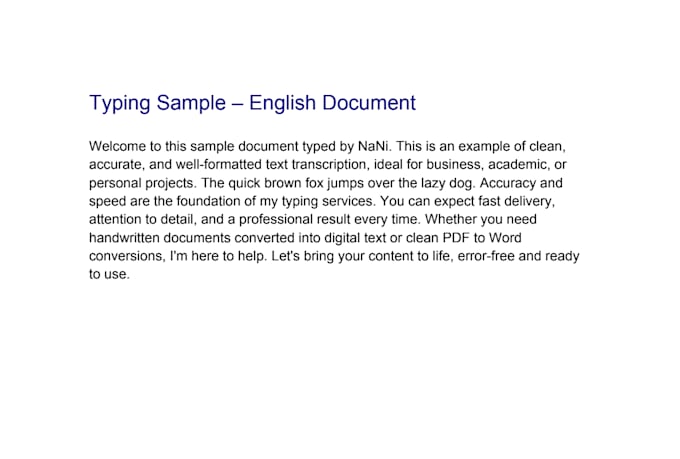 Accurately type and convert your handwritten or scanned documents by ...