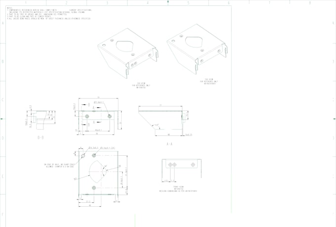 Do 3d modeling drawing creation for sheetmetal components by Prashant ...