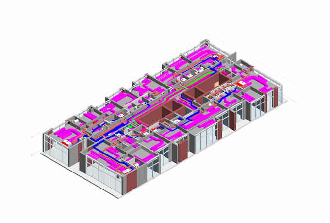 Create complete hvac design with heat load calculation and duct layout ...