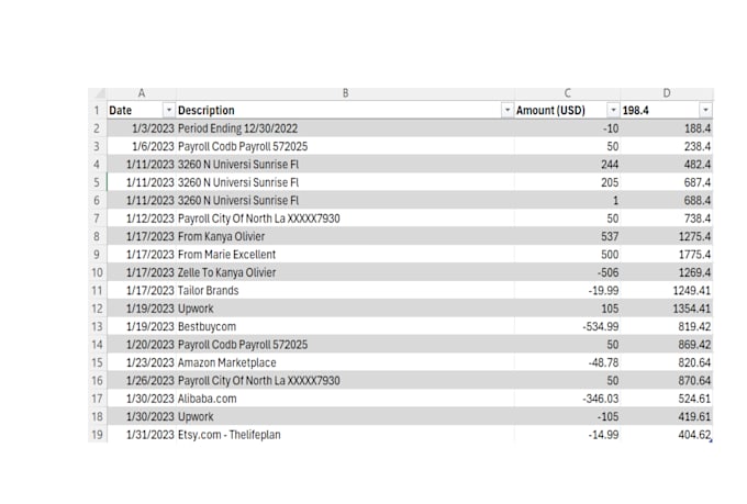 Convert your bank statement into csv and microsoft excel by Nihal3nizam | Fiverr
