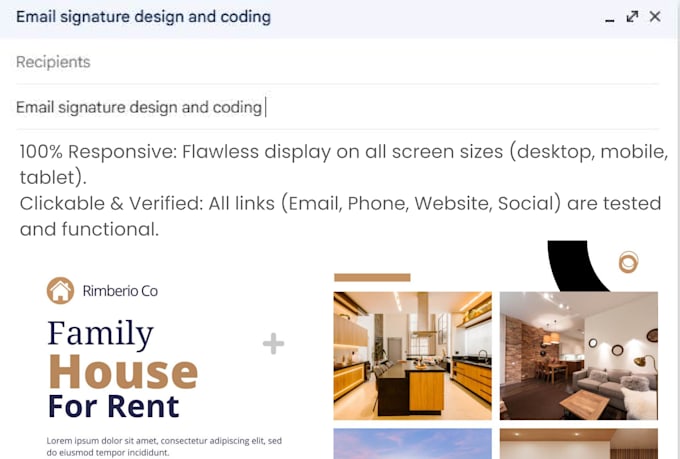 Create email footer fully responsive html email signature and animated ...