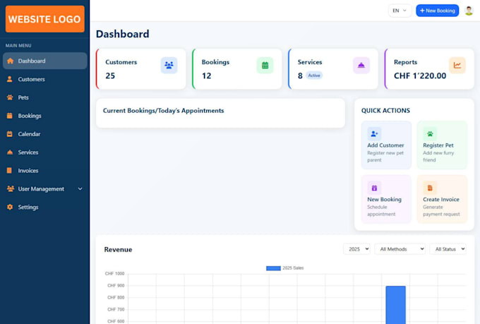 Develop a modern full stack php laravel web application or website by ...