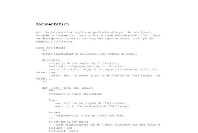 Je documente analyse et teste votre code python javascript java by ...