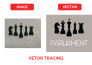 Convert image to digitize vector tracing professionally by ...