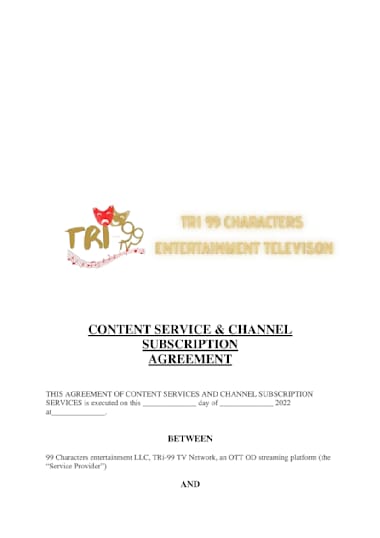 subscription agreement llc