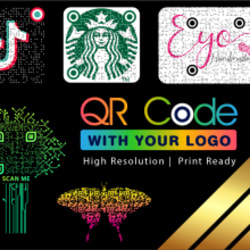Create qr code, custom qr code, qr code design with logo by Ajeetsingh5144 | Fiverr