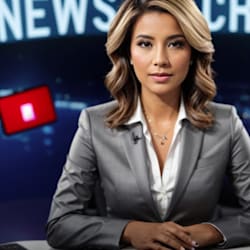 Create stunning ai news reporter, model, influencer and other art by Ai ...