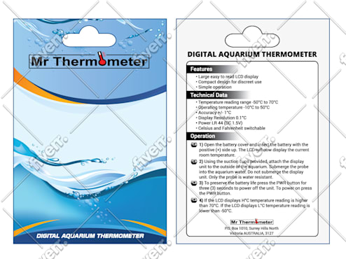 Do blister card design for product packaging by Likeguru