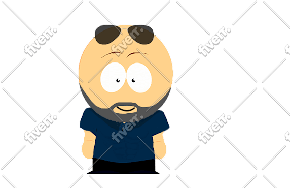 Draw custom south park characters, custom portraits by Zainab_masood1