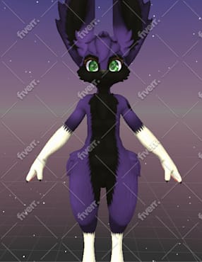 Customize a hobkin avatar for vrchat usage by Chalkbotvr