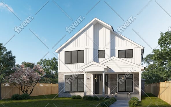 Render 3d view, 3dfloorplan, interior by Mrbeearch