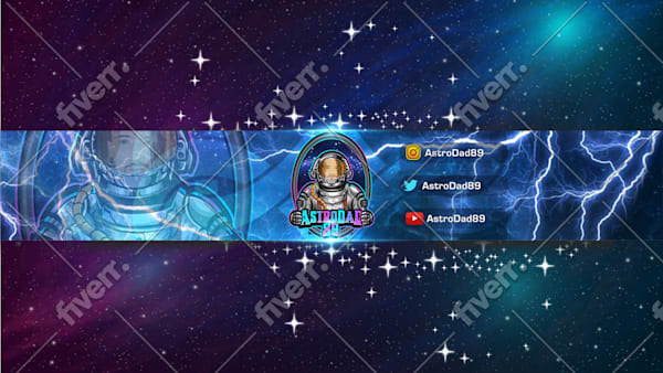 Design an awesome youtube logo and banner by Umar130