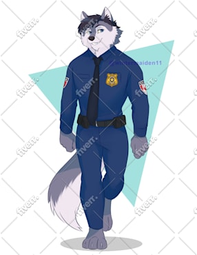 Draw you in anthro or fursona style by Winter_maiden