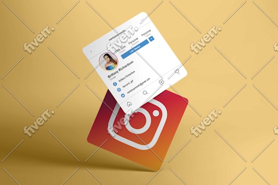 Design an instagram business card for you by Gorigns