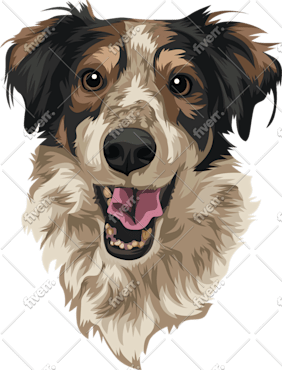 Cartoonize your dog and furry pet with free source file by Andika_kondhoer