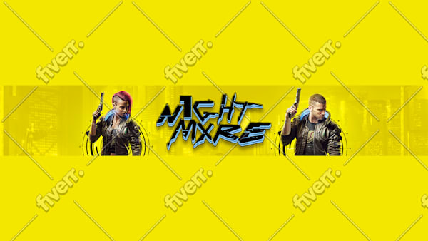 Design an eye catching youtube banner and logo by Graphicscloud18