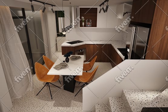 Professional interior design and rendering, 3d modeling and rendering ...