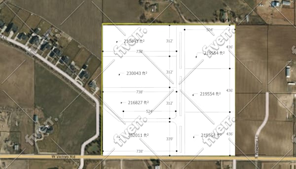 Create 2d drawing, site plan, plat map, landscape design by Ghadabatta
