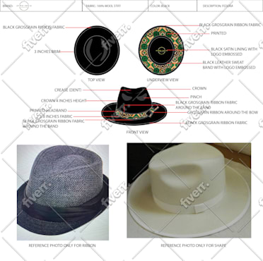 Design a cool hat or caps with your own idea with mock up by Creativemindph