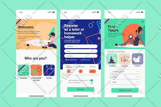 Create a ui design for your website or app by Cynthiarenn