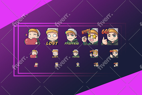 Create exclusive twitch emotes for your channel by Ruiproduction
