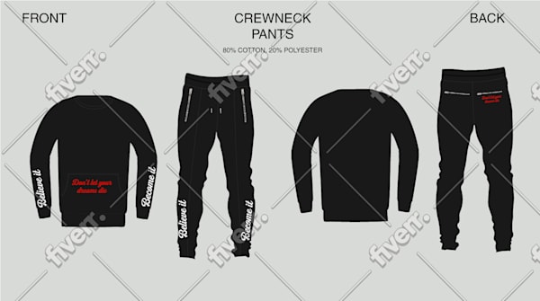 Create an awesome full print clothing design by Inthisworld