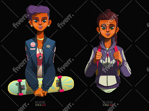 Create custom characters in my drawing style by X2terra