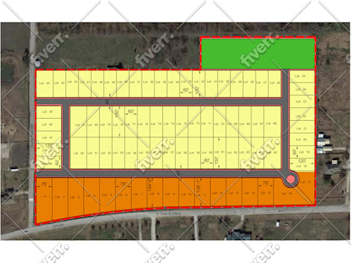 Design subdivisions lot,land use plan, by autocad by Mujju26