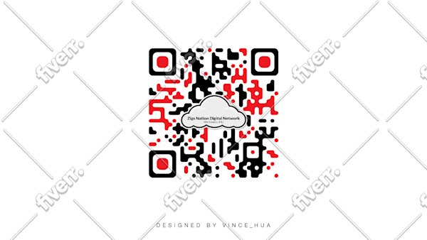 Custom qr code design by Vince_hua