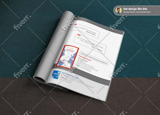 Design premium magazine ad by Shimulz