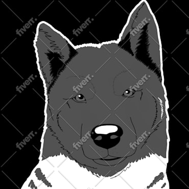 Draw your pet in a fun colorful style by Lolotheartist