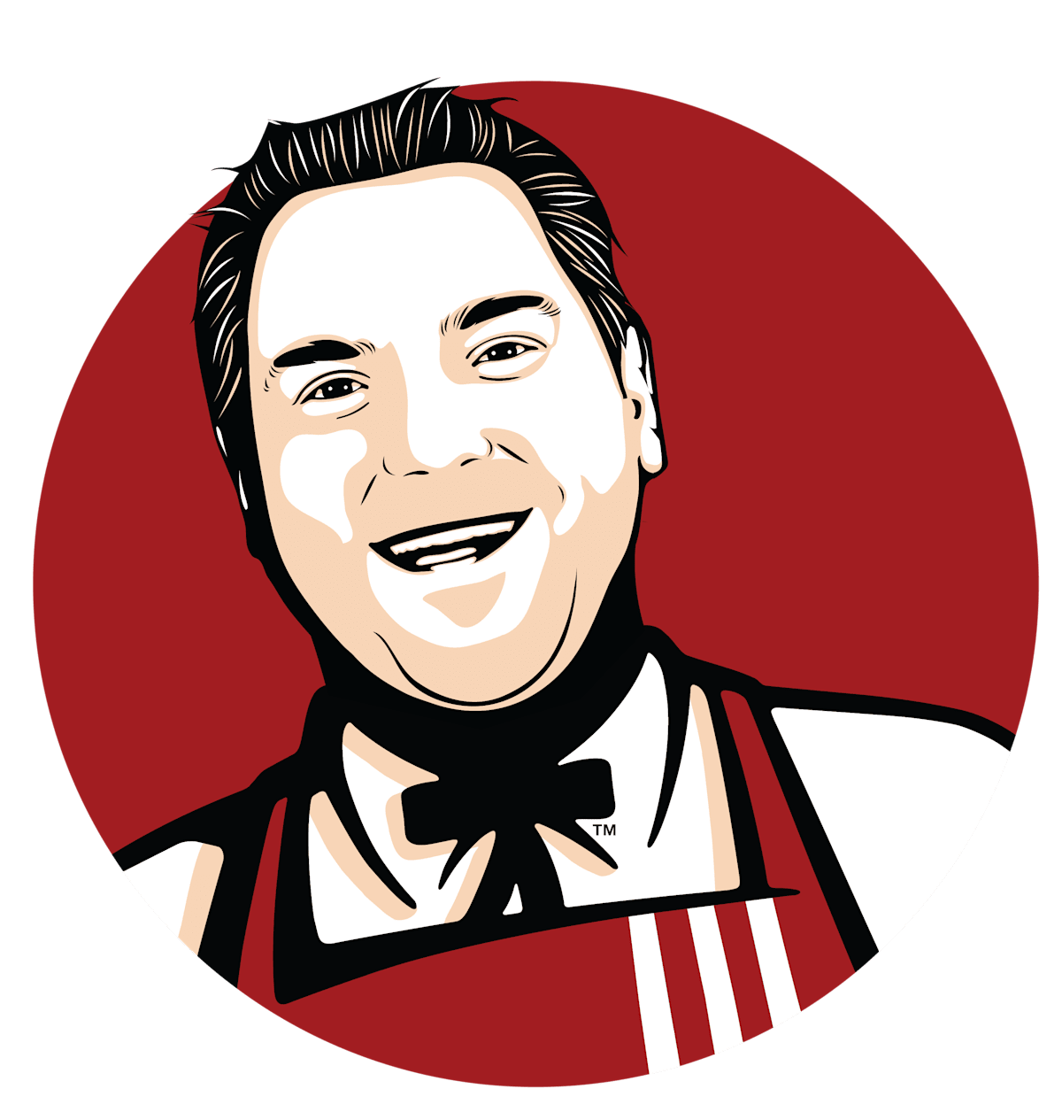 I Will Draw You In Kfc Logo Style Caricature Pop Arts