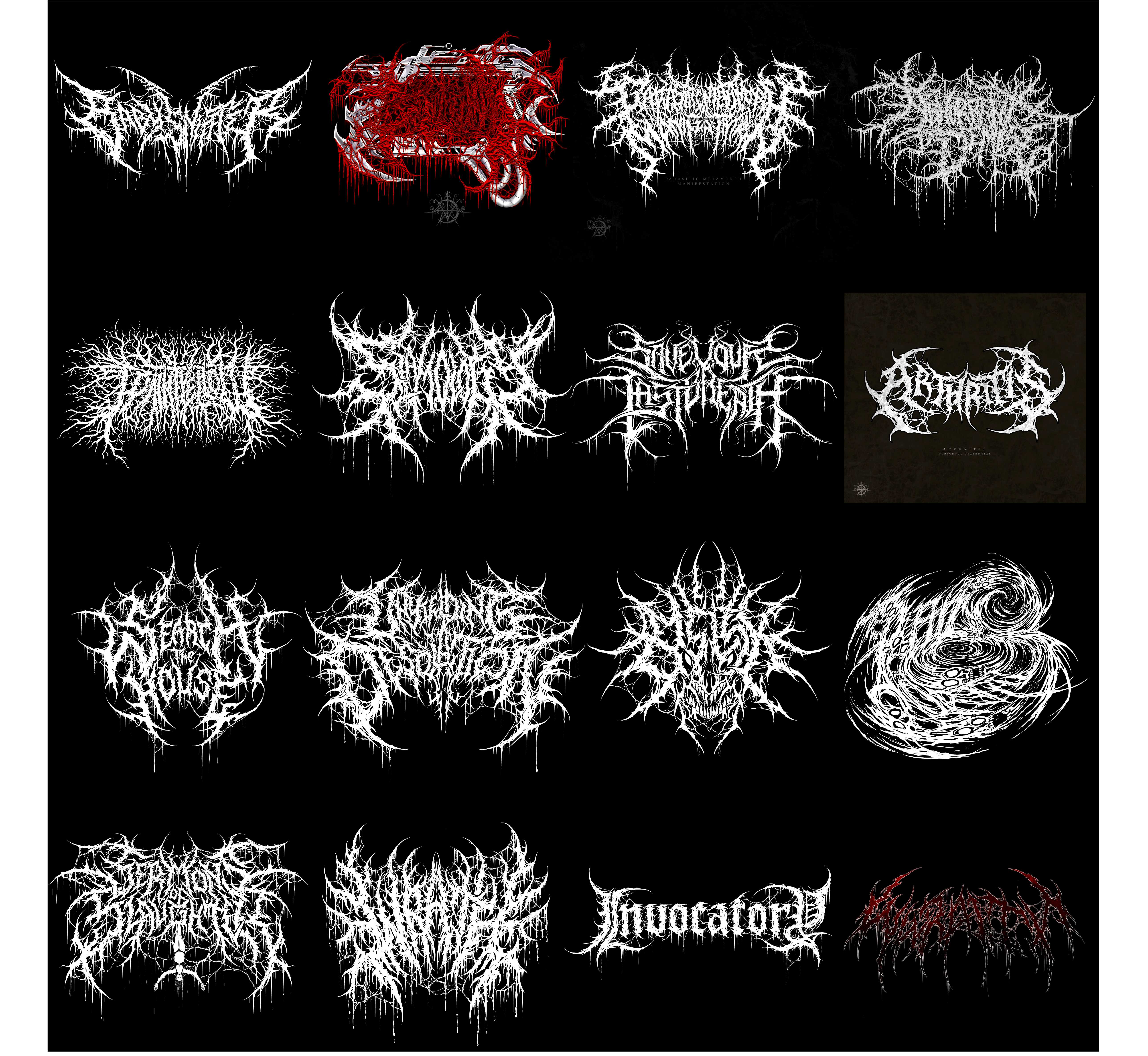 Brutal Death Metal Black Logo Death (metal Band) | Logopedia | Fandom