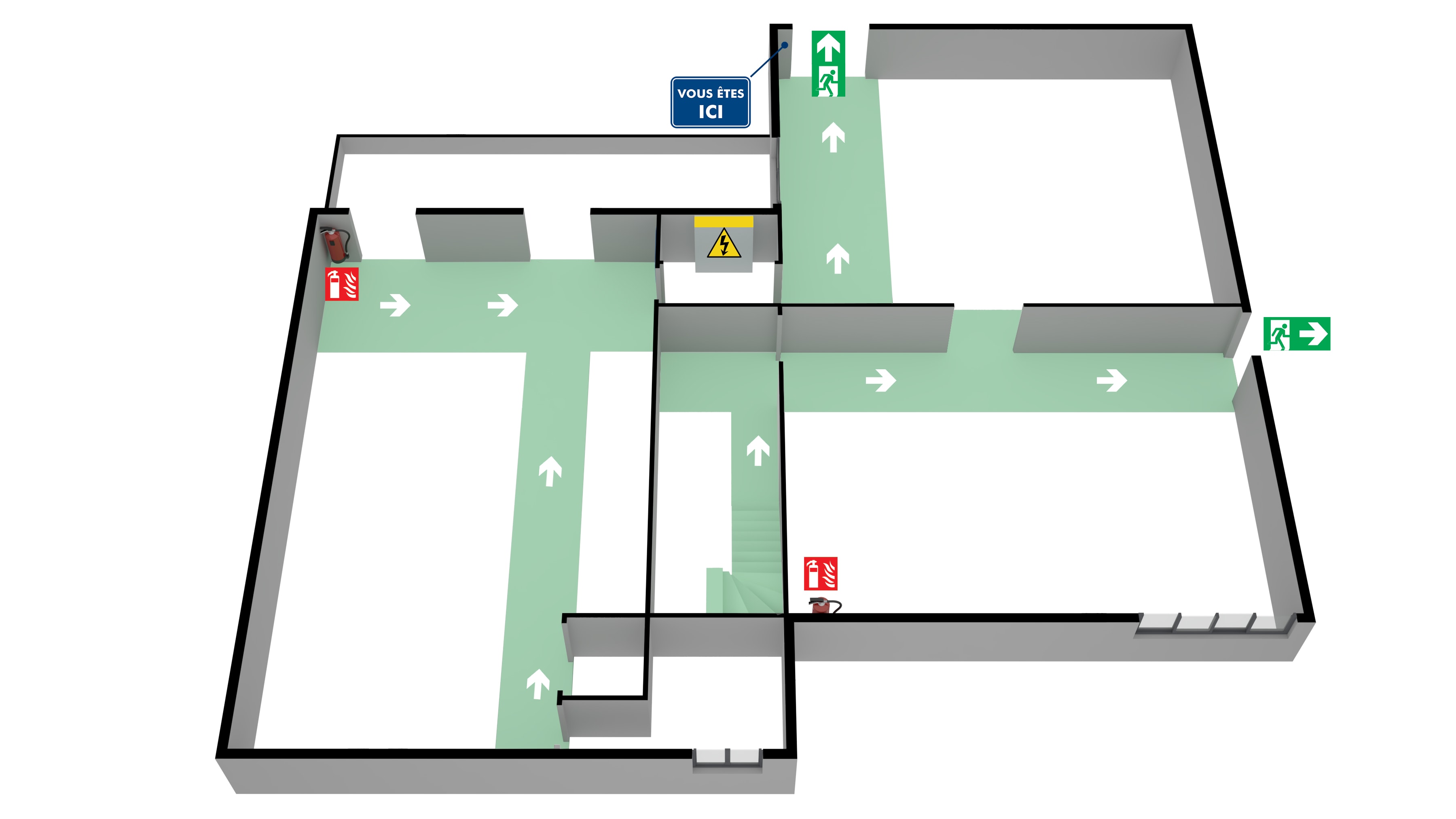 3d Evacuation Plans