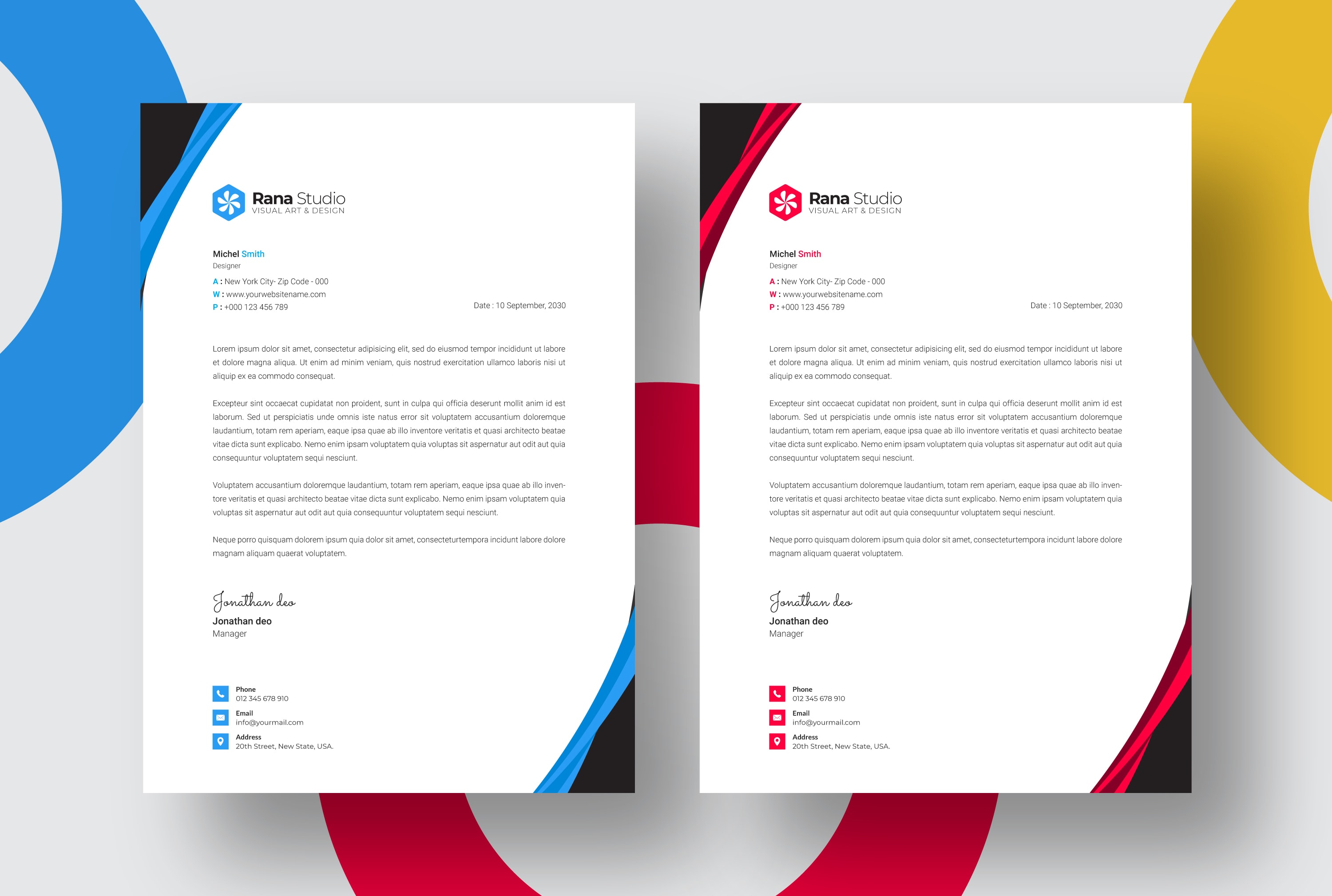 Carta Con Membrete Ejemplos De Papeleria