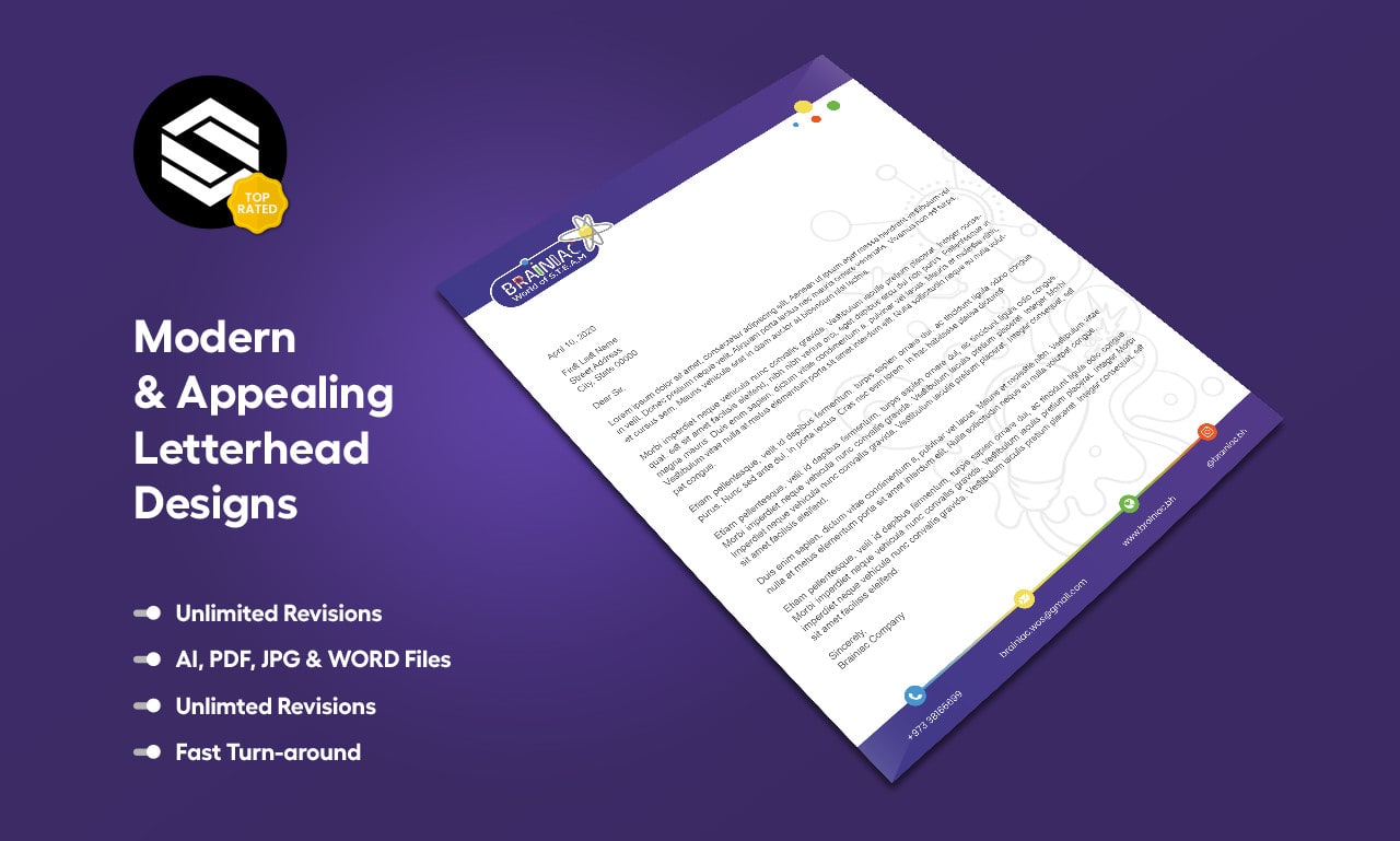 Letterhead In 2020 Letterhead Design Letterhead