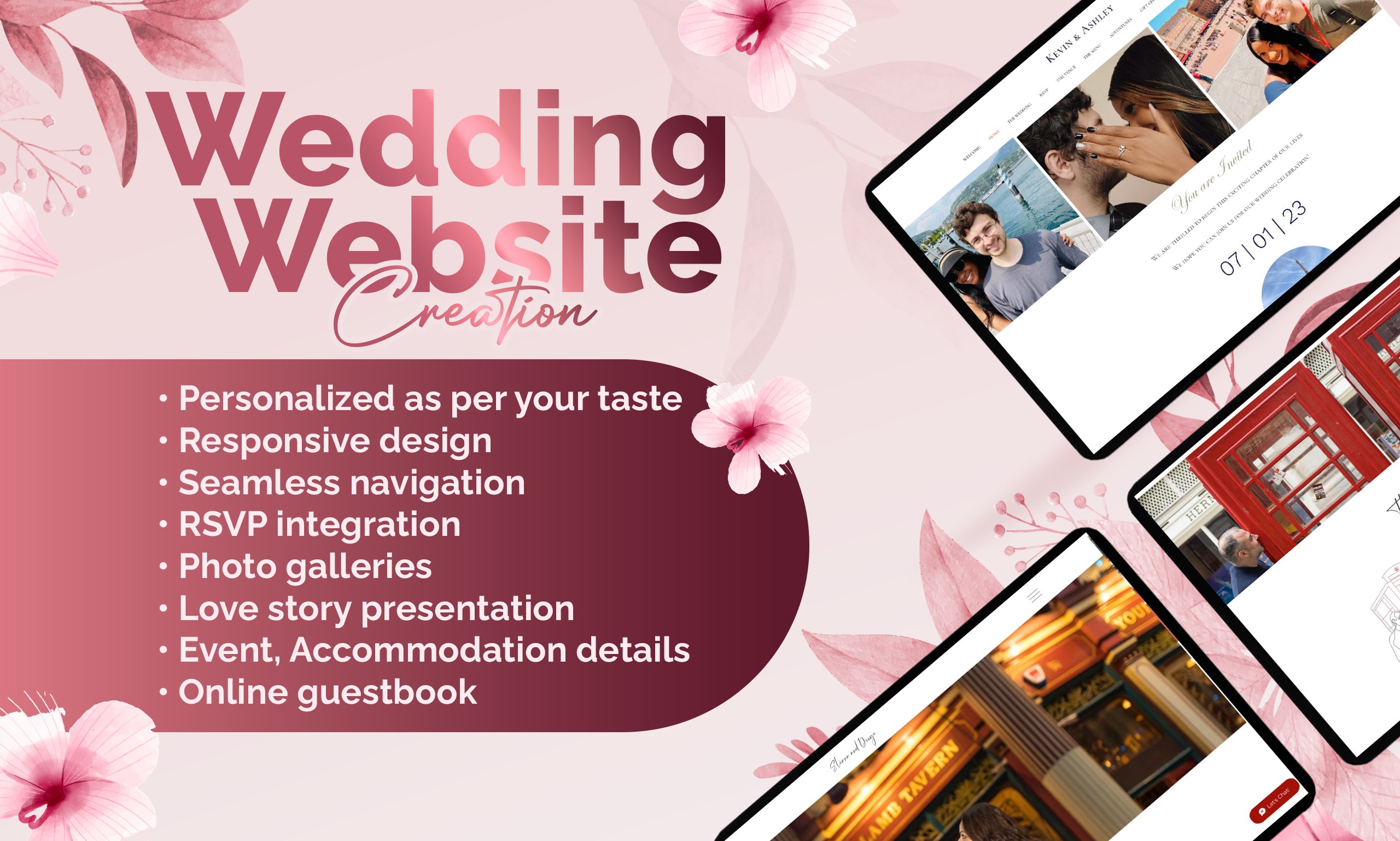 Cute Background For A Wedding Website 5 Creative Wedding Website