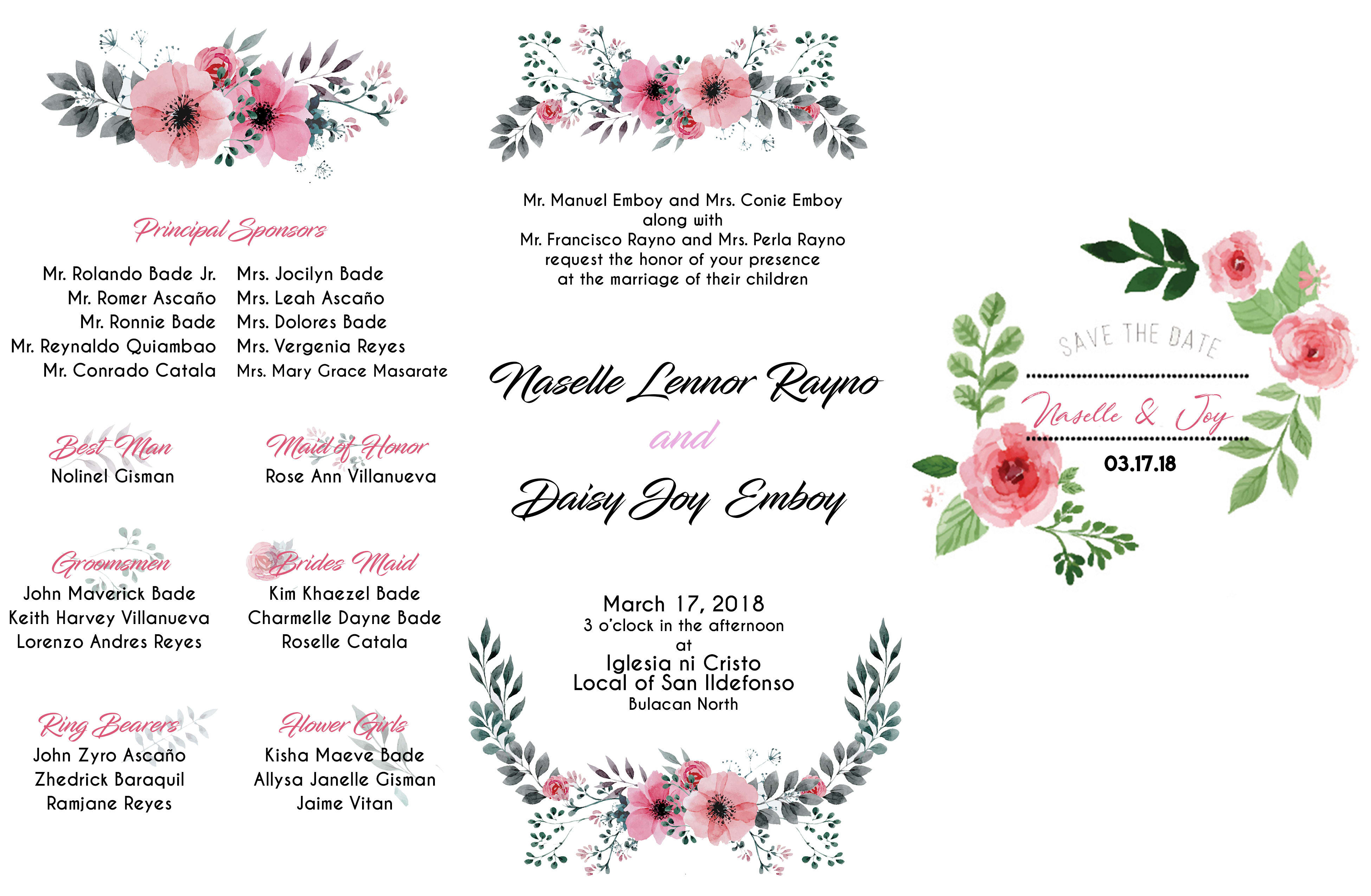 Contoh Invitation Wedding Card Contoh Invitation Wedding Card
