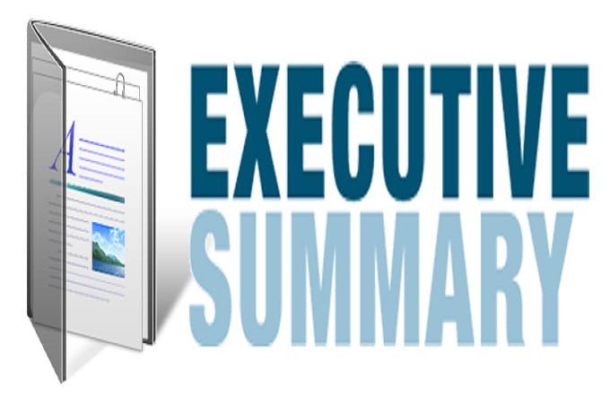 Executive Summary Logo Best Executive Summary Icon Royalty Free