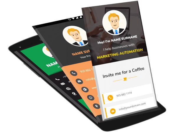 Digital Business Card Design Stationery